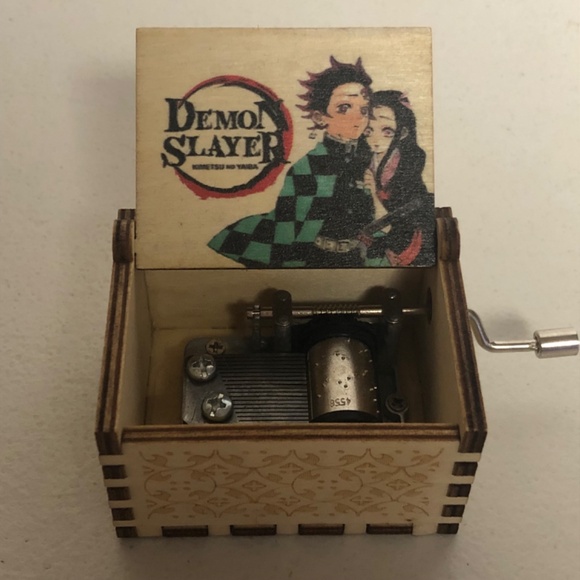 Unbranded | Other | Demon Slayer Nezuko Tanjiro Hand Crank Wooden Music ...